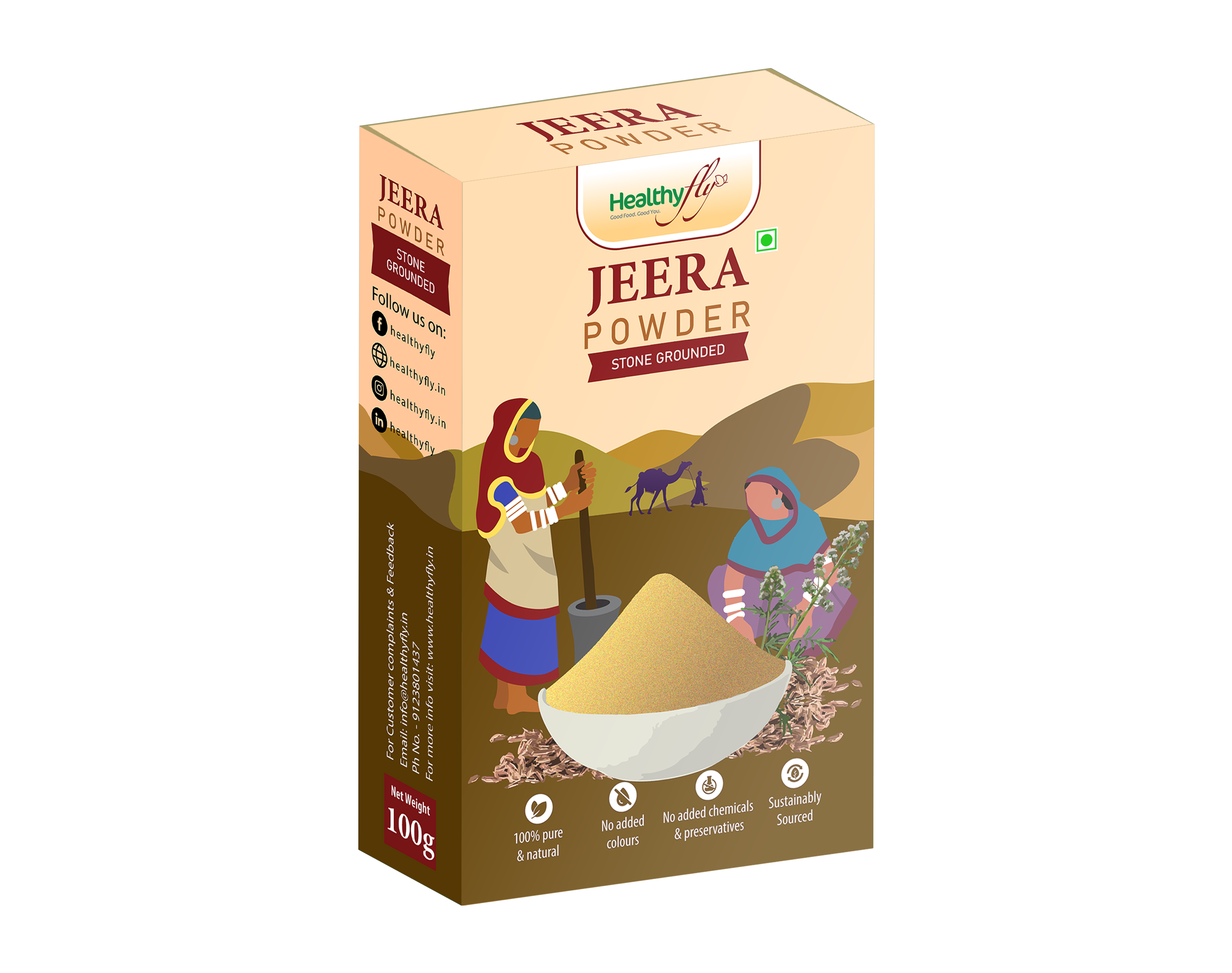 HealthyFly - 100% Natural Wood-Pressed Oils, Ghee & Honey| Unprocessed